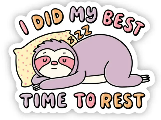 Did my Best Sloth Sticker – Say Hello Threads